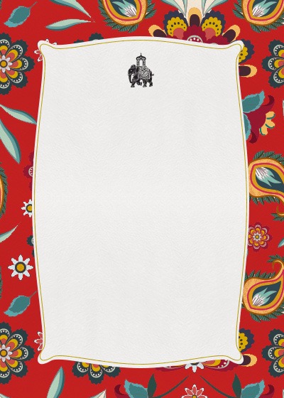 Hindu Wedding Invitation Borders