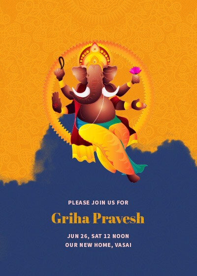 25 Unique Griha Pravesh Card Designs